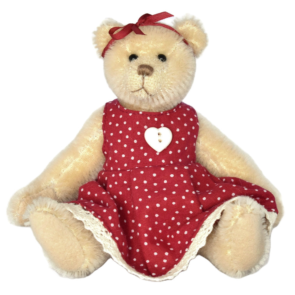 Chantilly - Bearitz Pale Lemon Mohair Miniature Teddy Bear OOAK Collectable