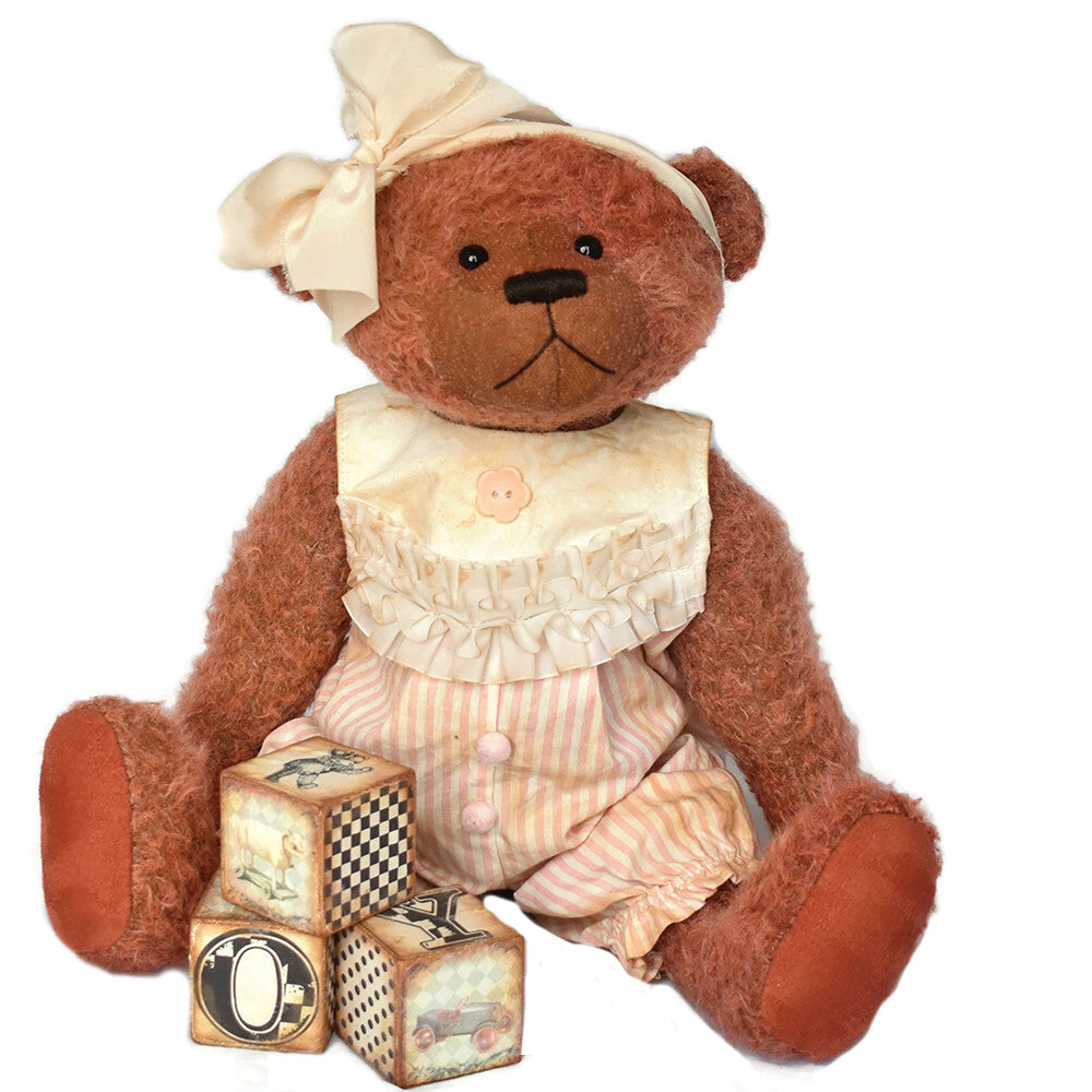 Margot - Handmade Teddy Bear Dusky Pink Steiff Schulte Mohair Artist ...